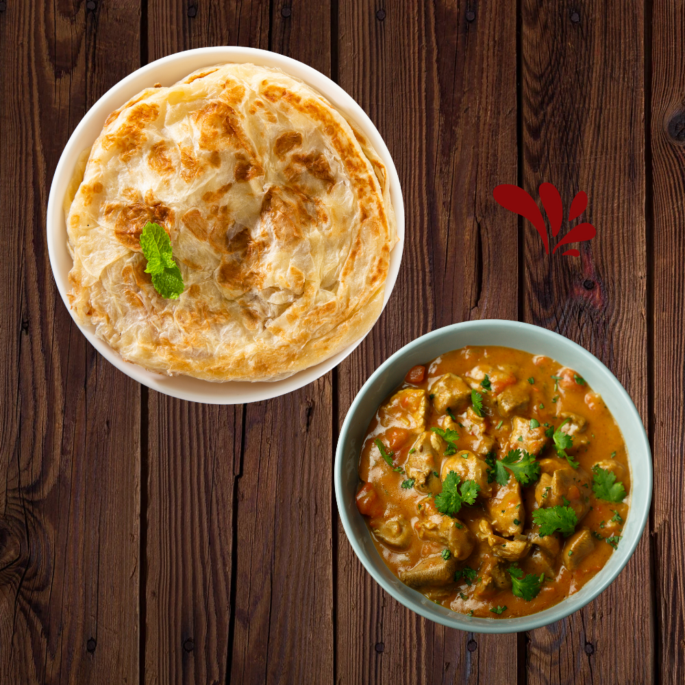 Paratha with Chicken Curry – Shodai